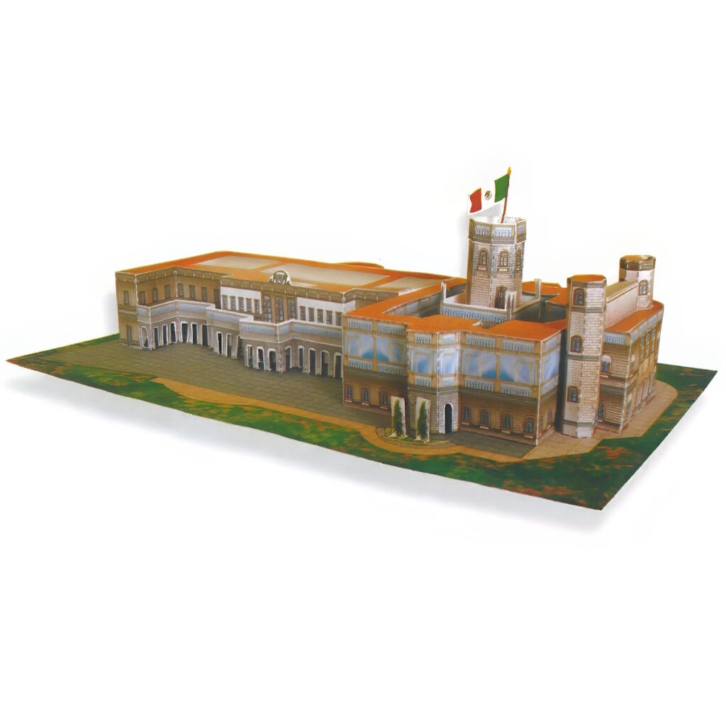 CASTILLO DE CHAPULTEPEC. Maqueta para Recortar y Armar. | Casa fuji