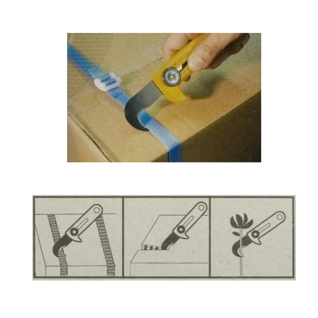 CORTADOR Profesional en forma de GARFIO. OLFA HOK-1 | Casa fuji