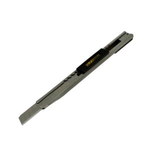 CUCHILLA 9 MM. CUTTER OLFA SVR-1 Silver. Mango de metal. | Casa fuji