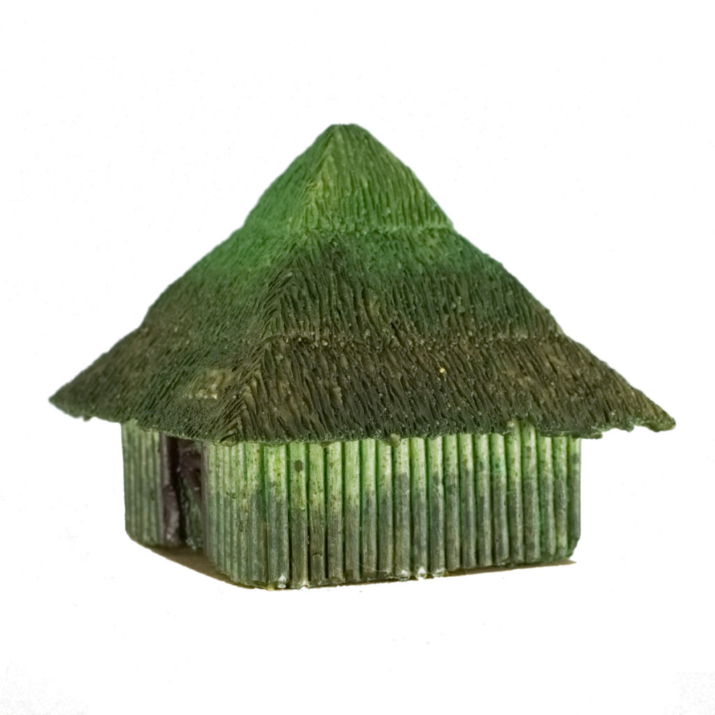 CHOZA Cuadrada Modelo Nazca. Para Maqueta. | Casa fuji