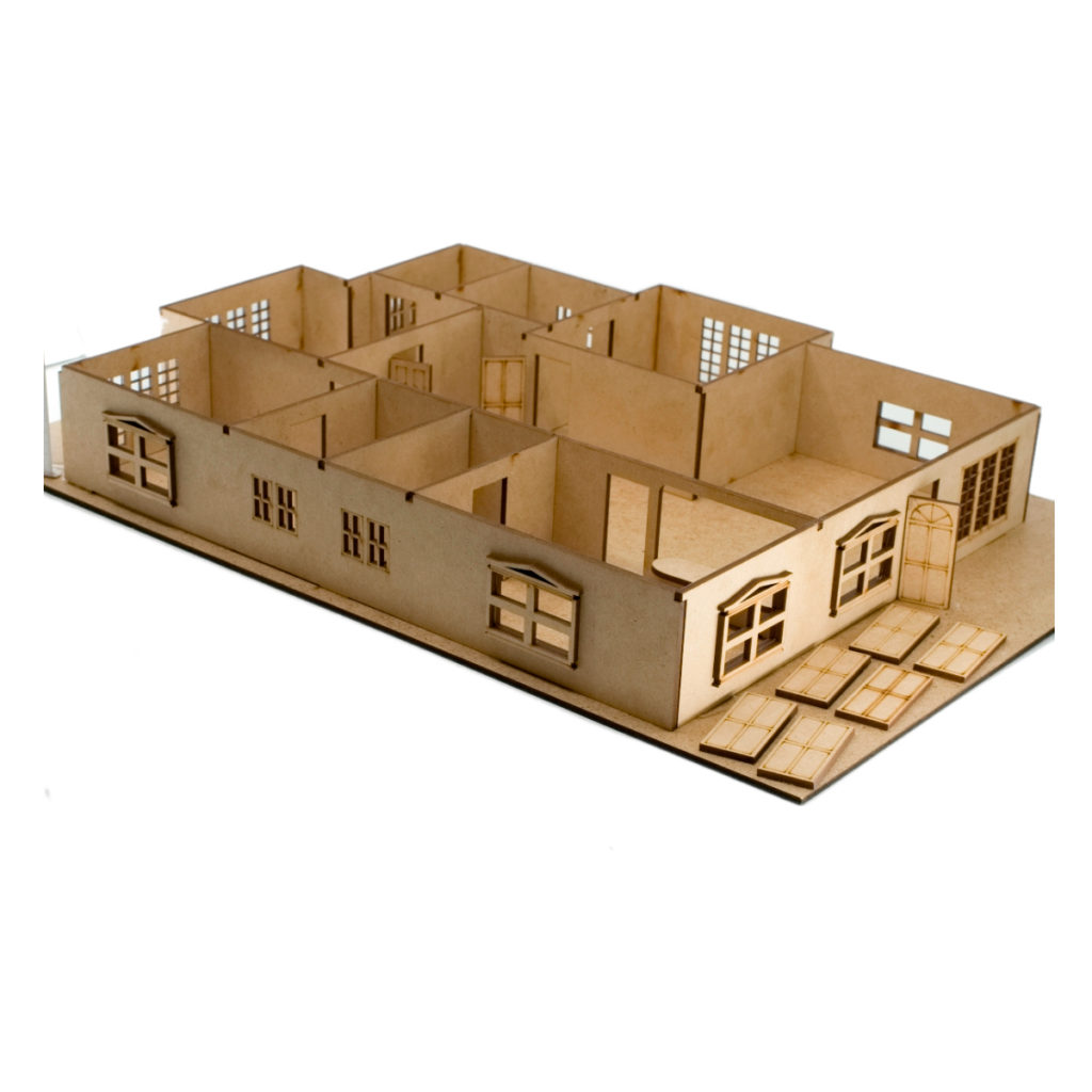 CASA HABITACION MDF ESCALA 1:50 | Casa fuji