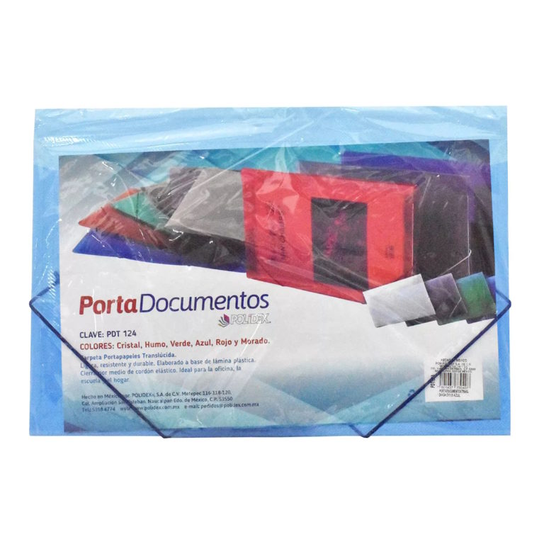 Folder con Ligas Polipropileno Oficio | Casa fuji