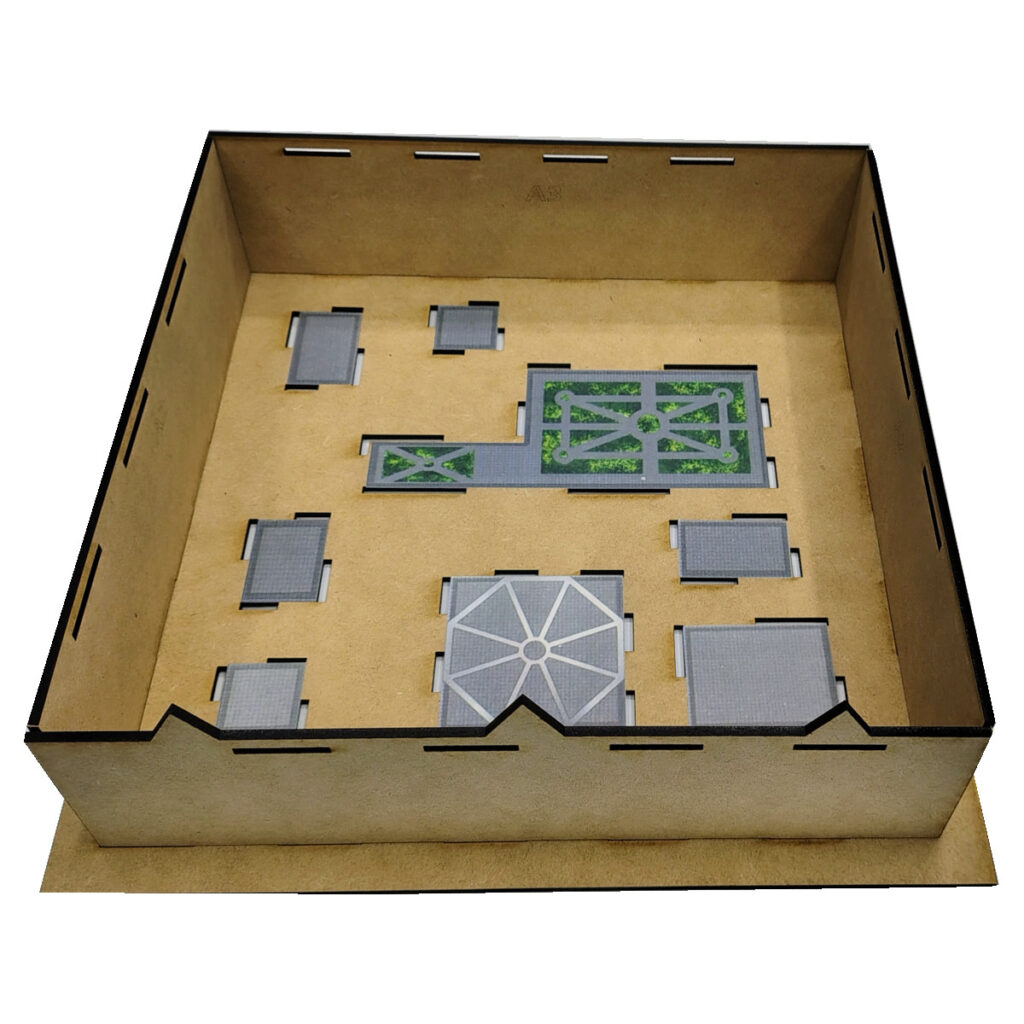 PALACIO NACIONAL mdf armable con adhesivos. | Casa fuji